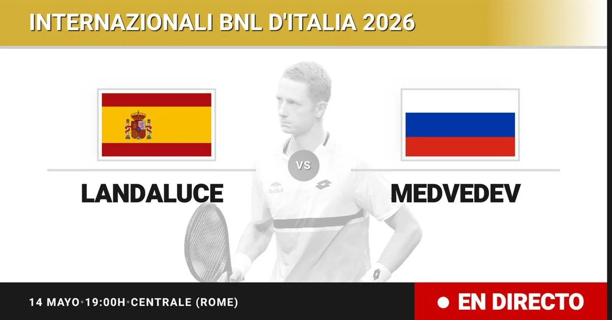 Martín Landaluce surprend à Rome et défie Medvedev jeudi — Mogaz Fr