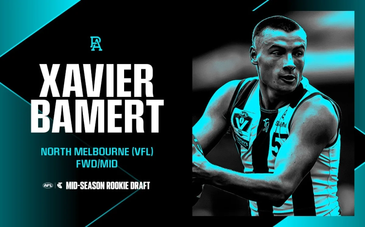 Alex Van Wyk selected by Port Adelaide in mid-season rookie draft — Mogaz